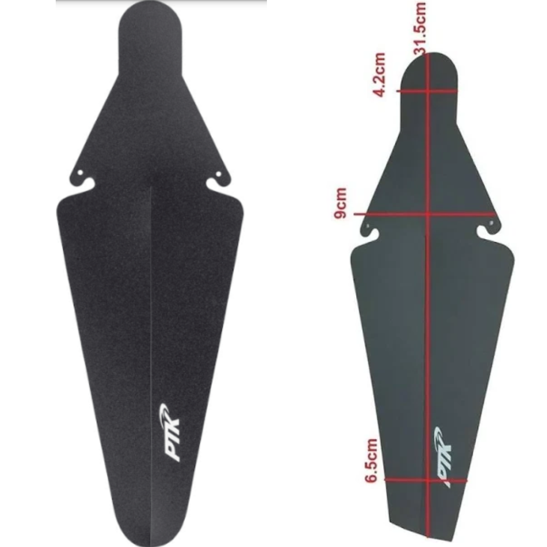 ParaLama Bike Traseiro PTK Preto - Parabarro - Loja Duas Rodas