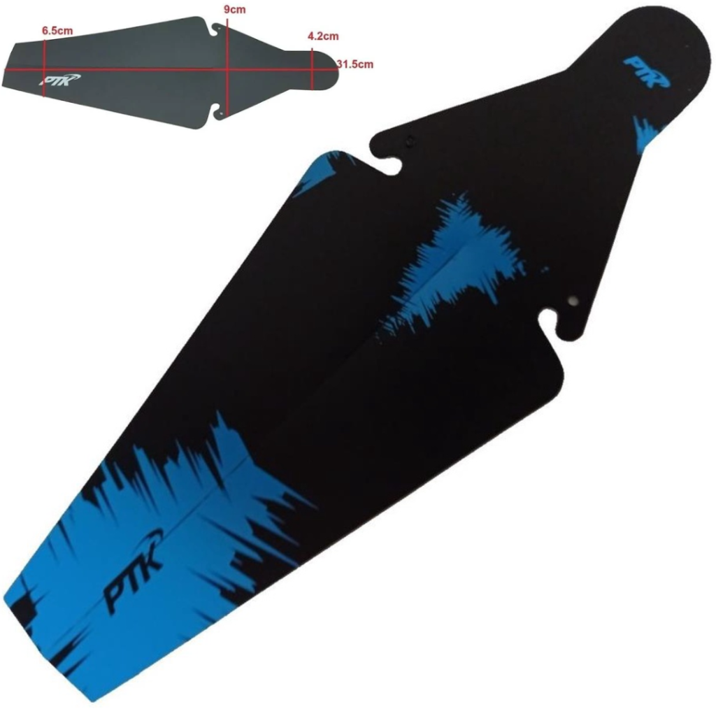 ParaLama Bike Traseiro PTK Azul - Parabarro - Loja Duas Rodas