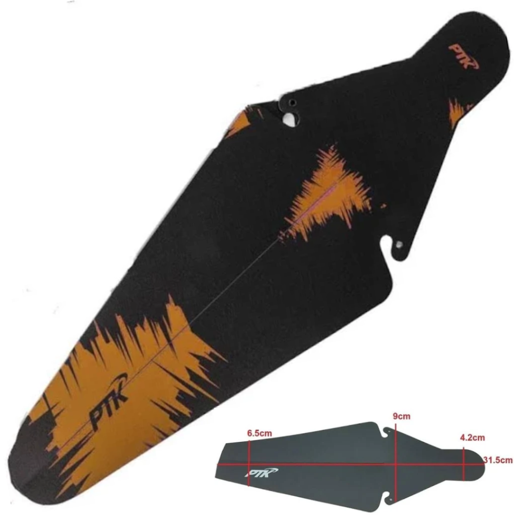 ParaLama Bike Traseiro PTK Laranja - Parabarro - Loja Duas Rodas